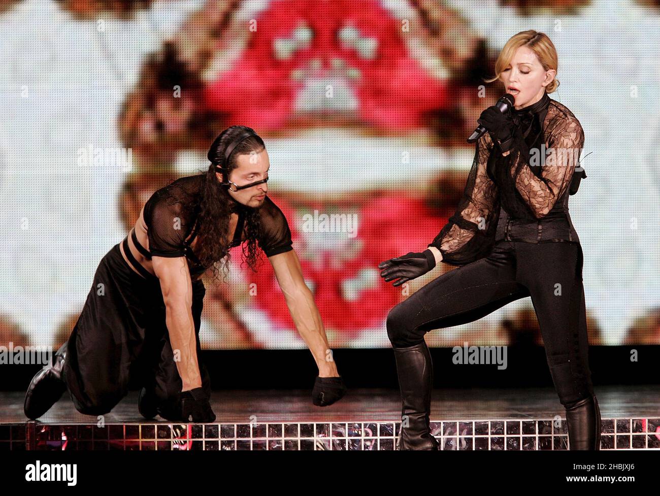 Madonna live on stage Stock Photo - Alamy