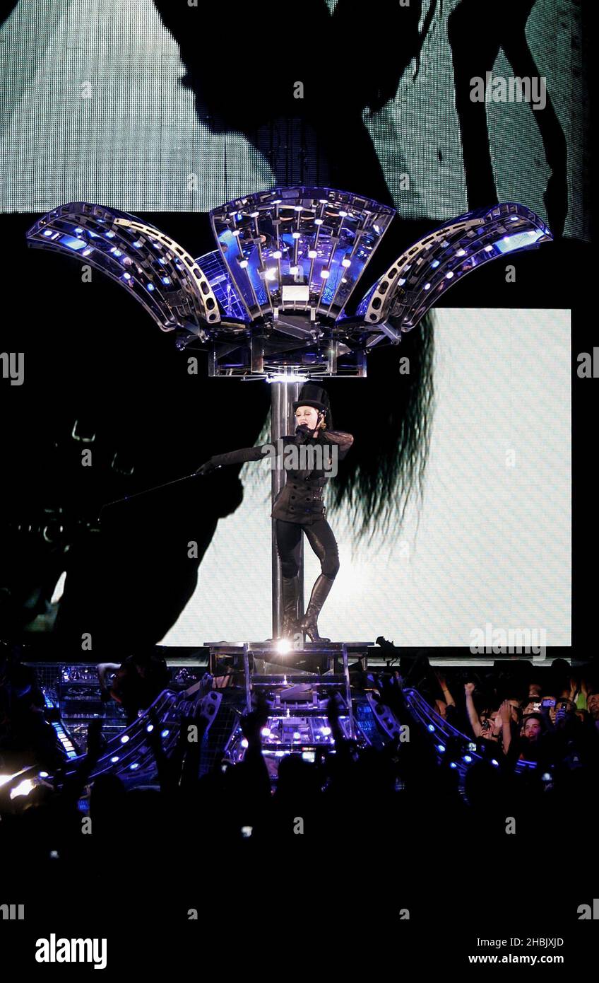 Madonna live on stage Stock Photo - Alamy