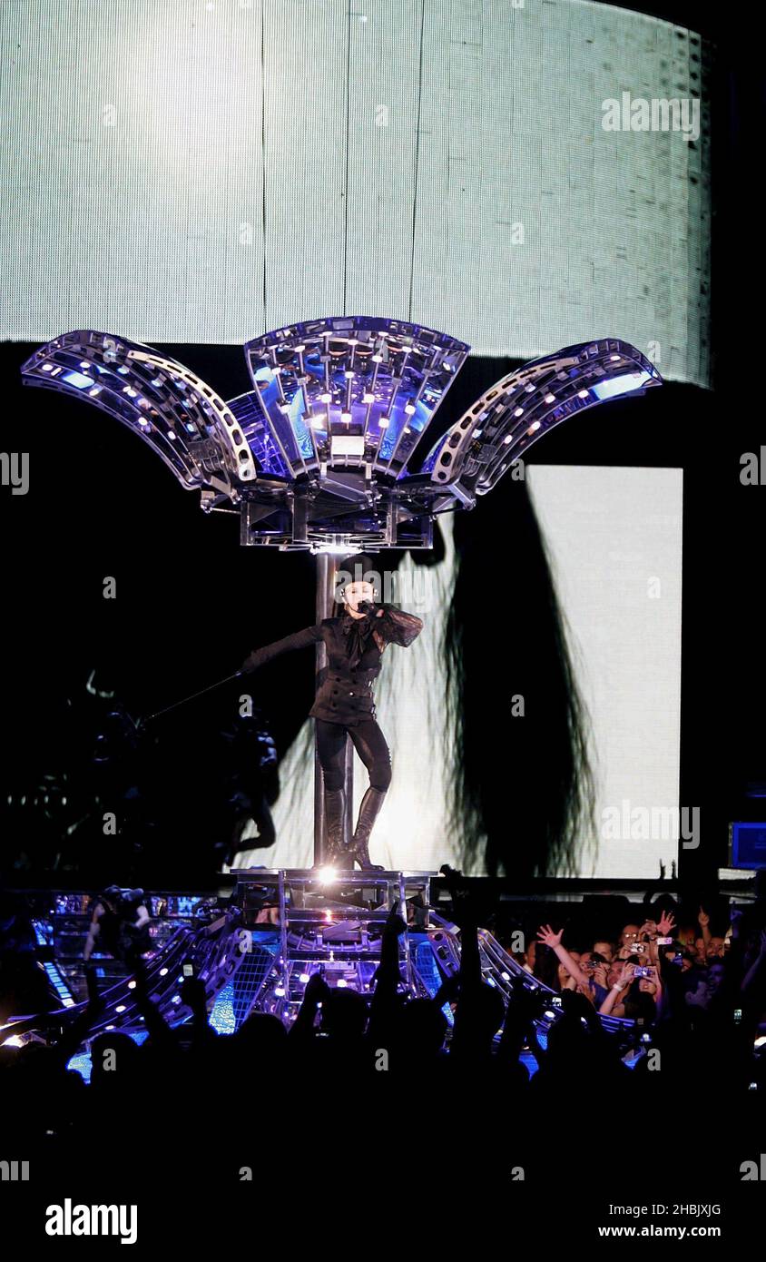 Madonna live on stage Stock Photo - Alamy