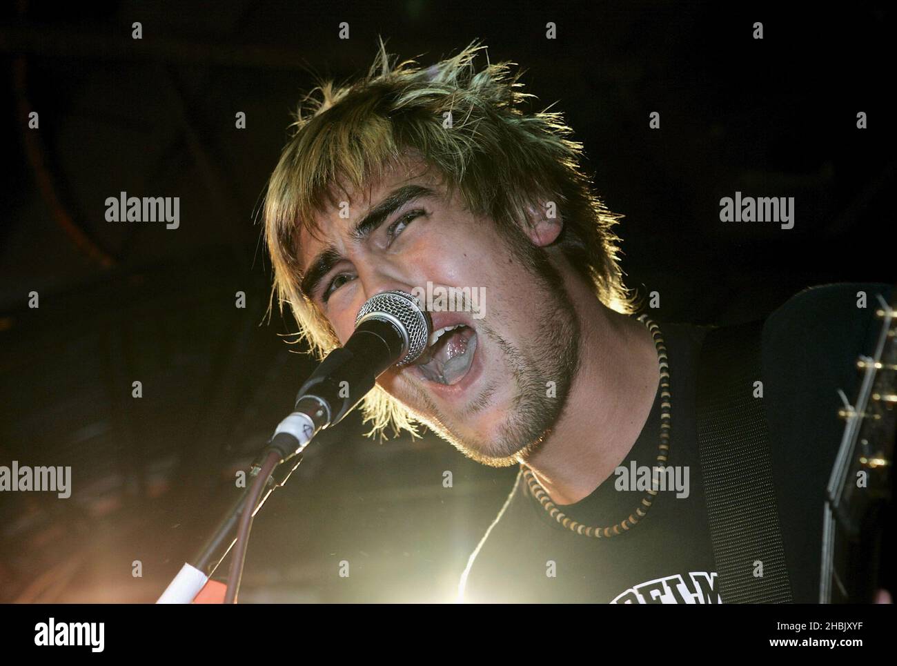 Charlie Simpson from Fightstar attending Stock Photo - Alamy