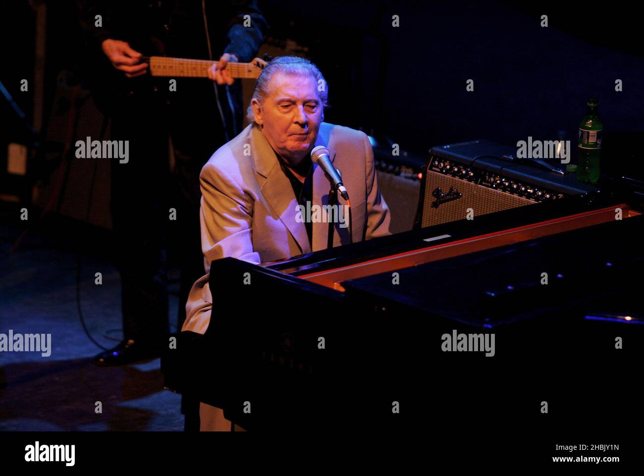 Jerry Lee Lewis performs live on stage Stock Photo - Alamy