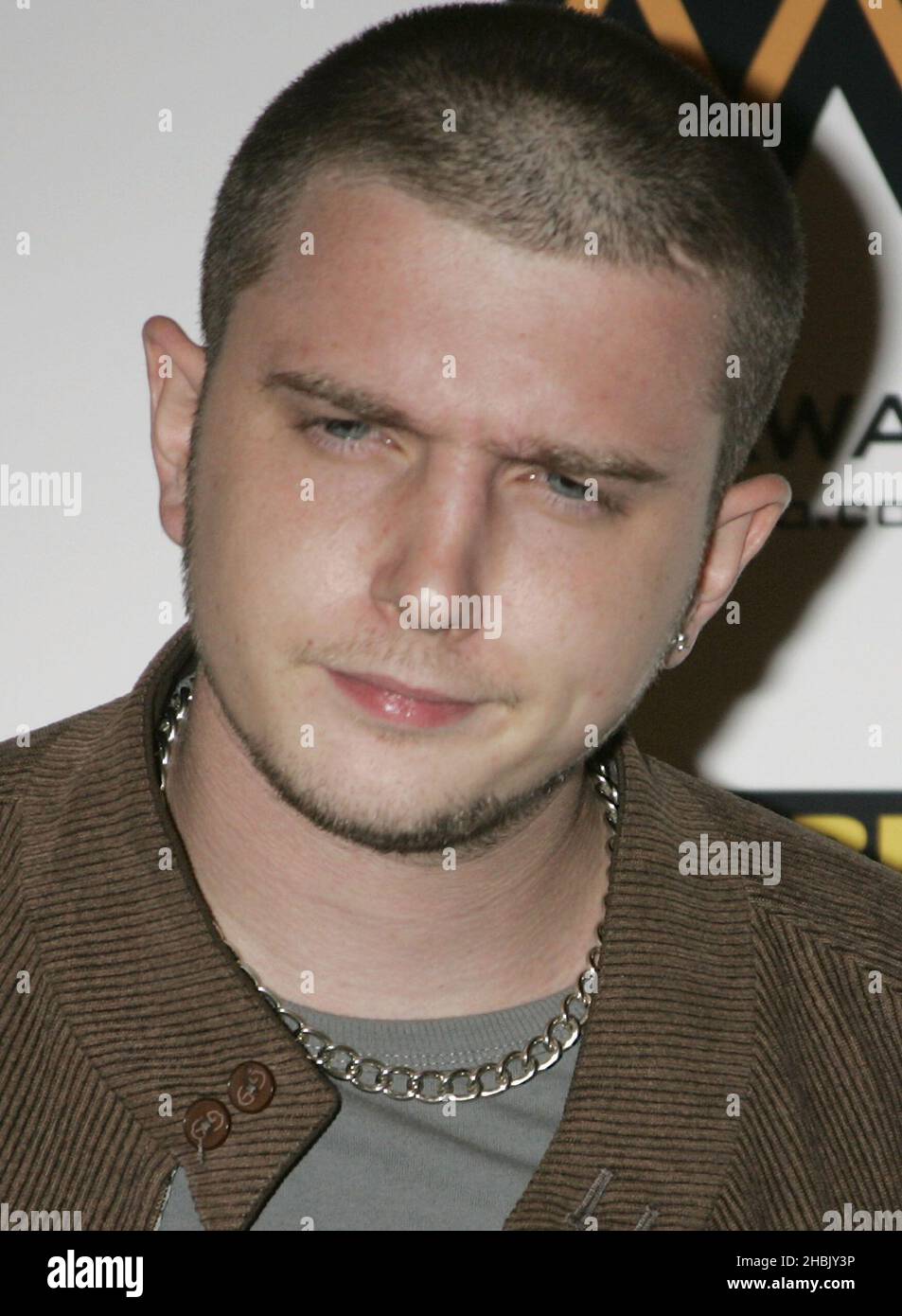 Ben Drew of Plan B arriving Stock Photo - Alamy