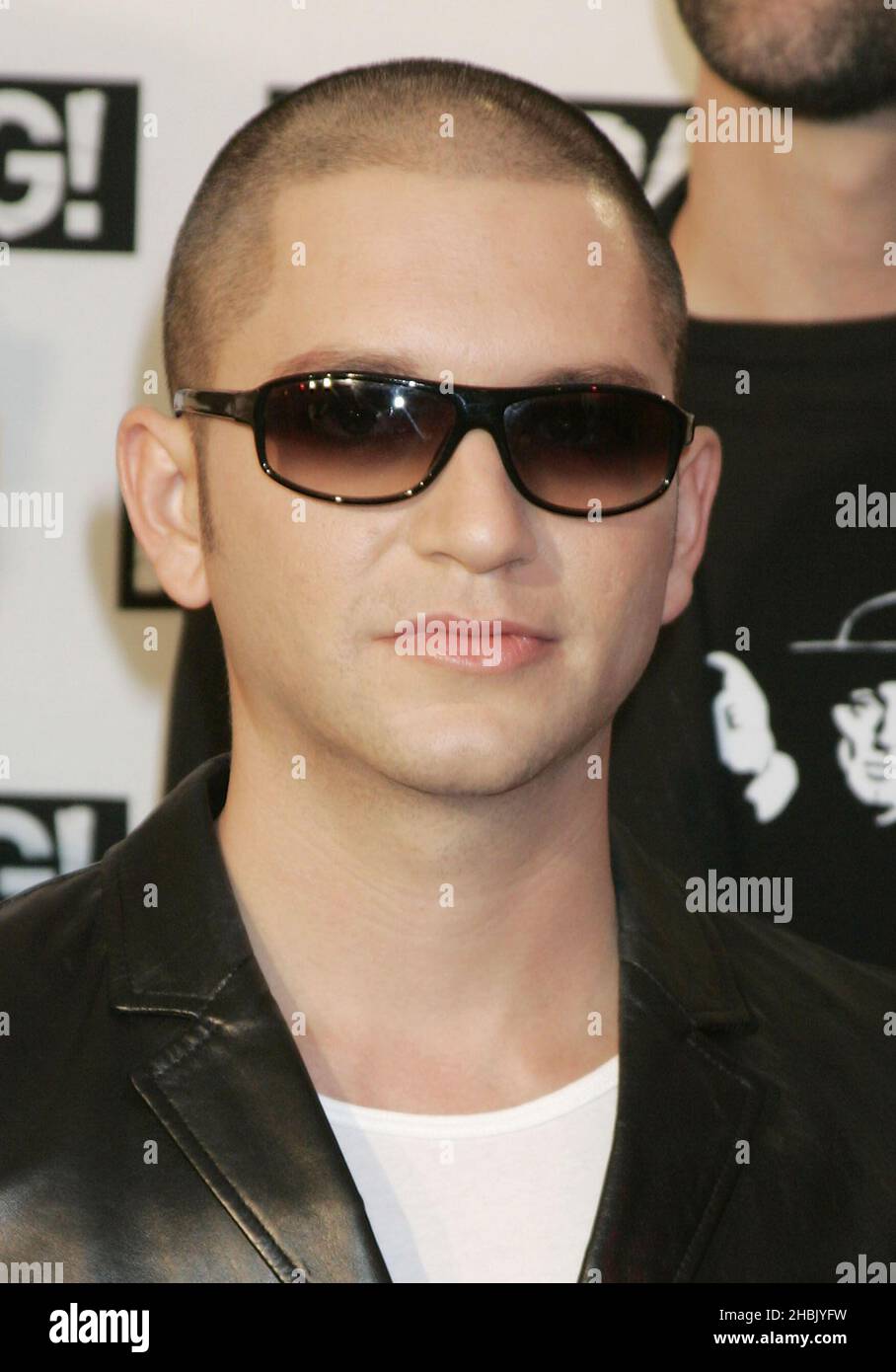 Brian Molko from Placebo arriving on the red carpet at the Kerrang ...