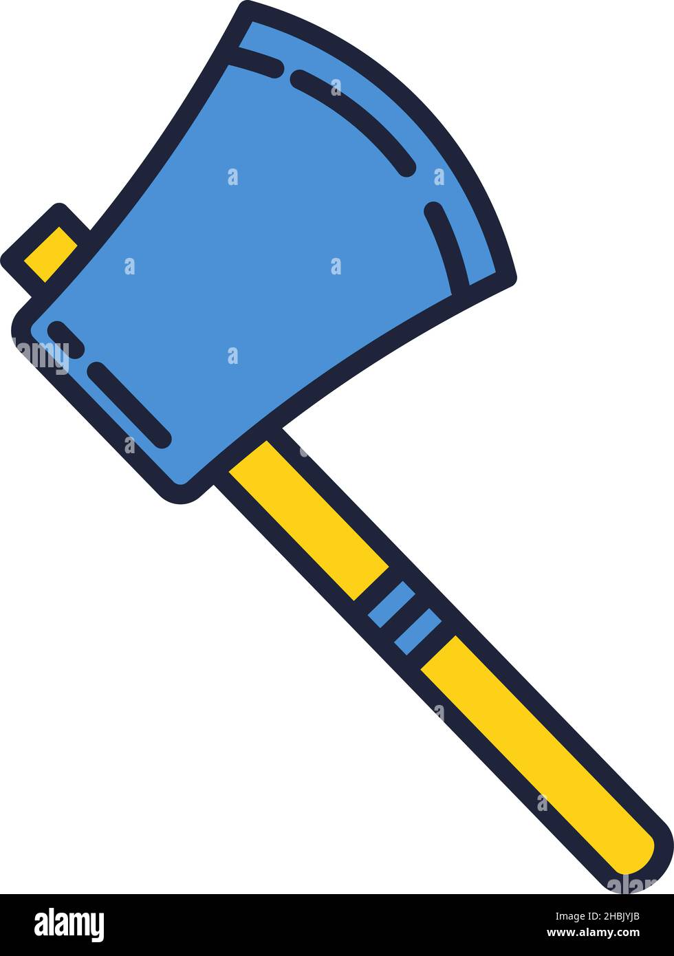 Axe icon vector lumberjack or firefighter ax Stock Vector Image & Art ...