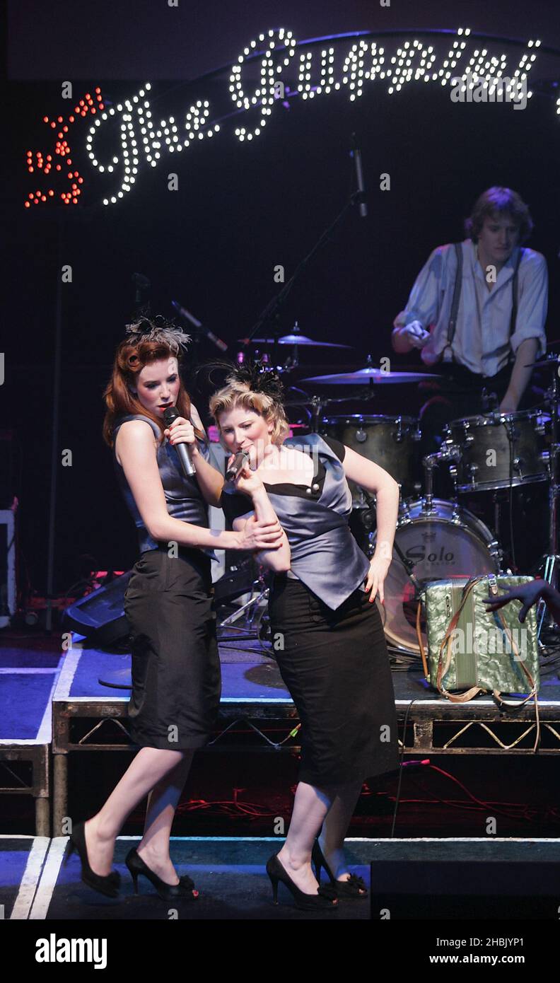 Stephanie O'Brien, Kate Mullins of The Puppini Sisters perform at the G ...