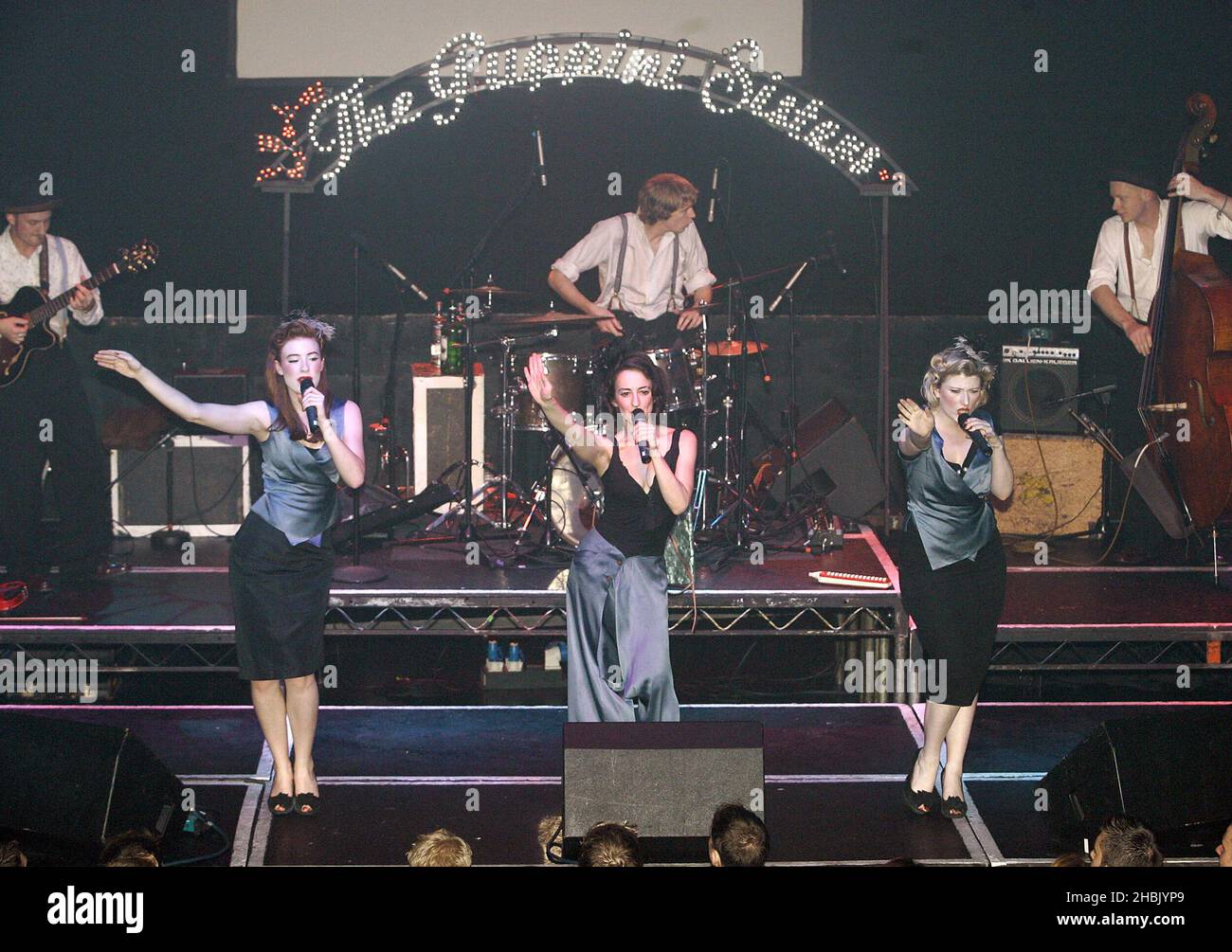 The Puppini Sisters perform at the G-A-Y Astoria on July 7, 2006 in ...