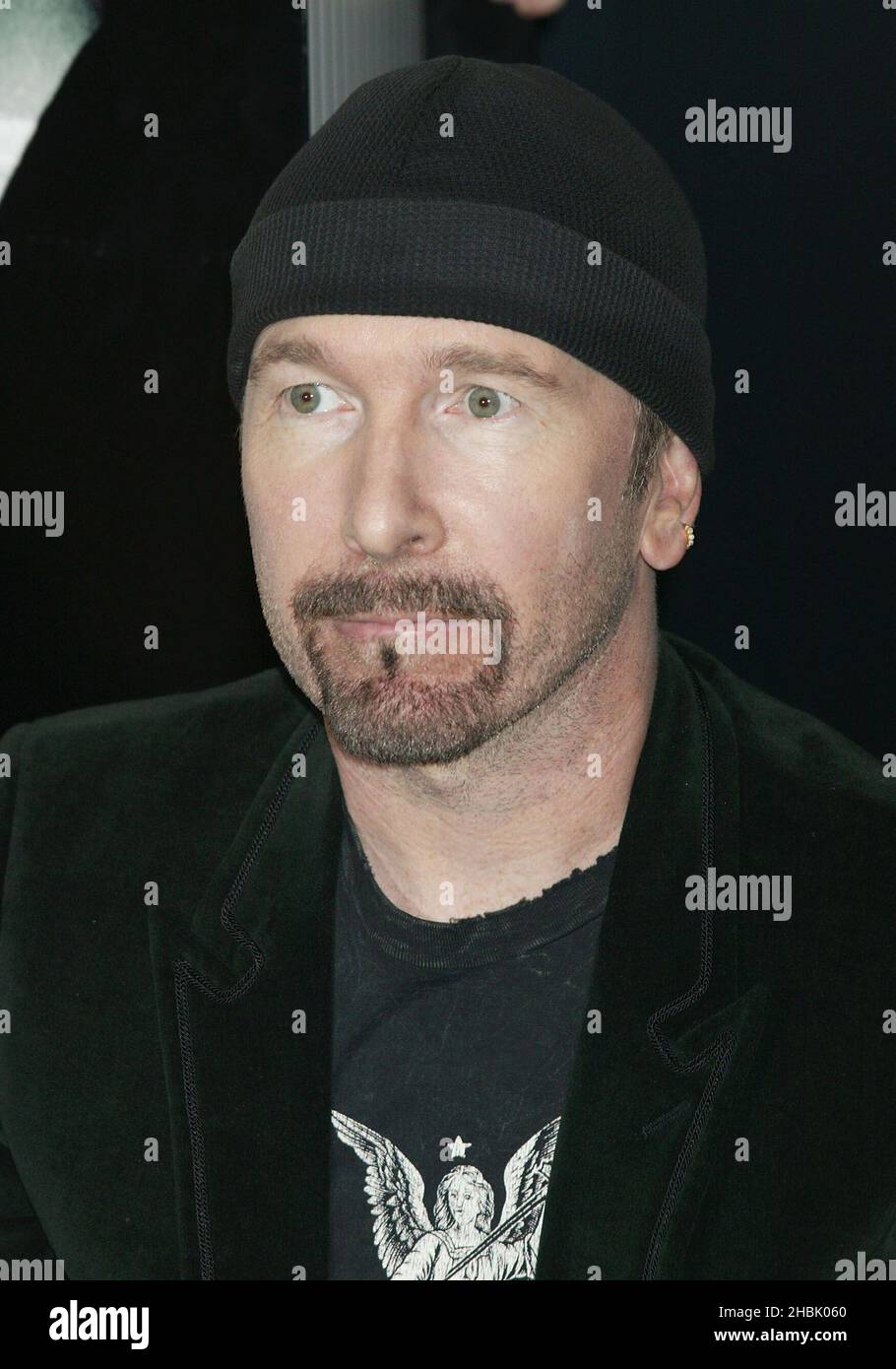 The Edge attends a U2 book signing for their book, 'U2 on U2', at ...