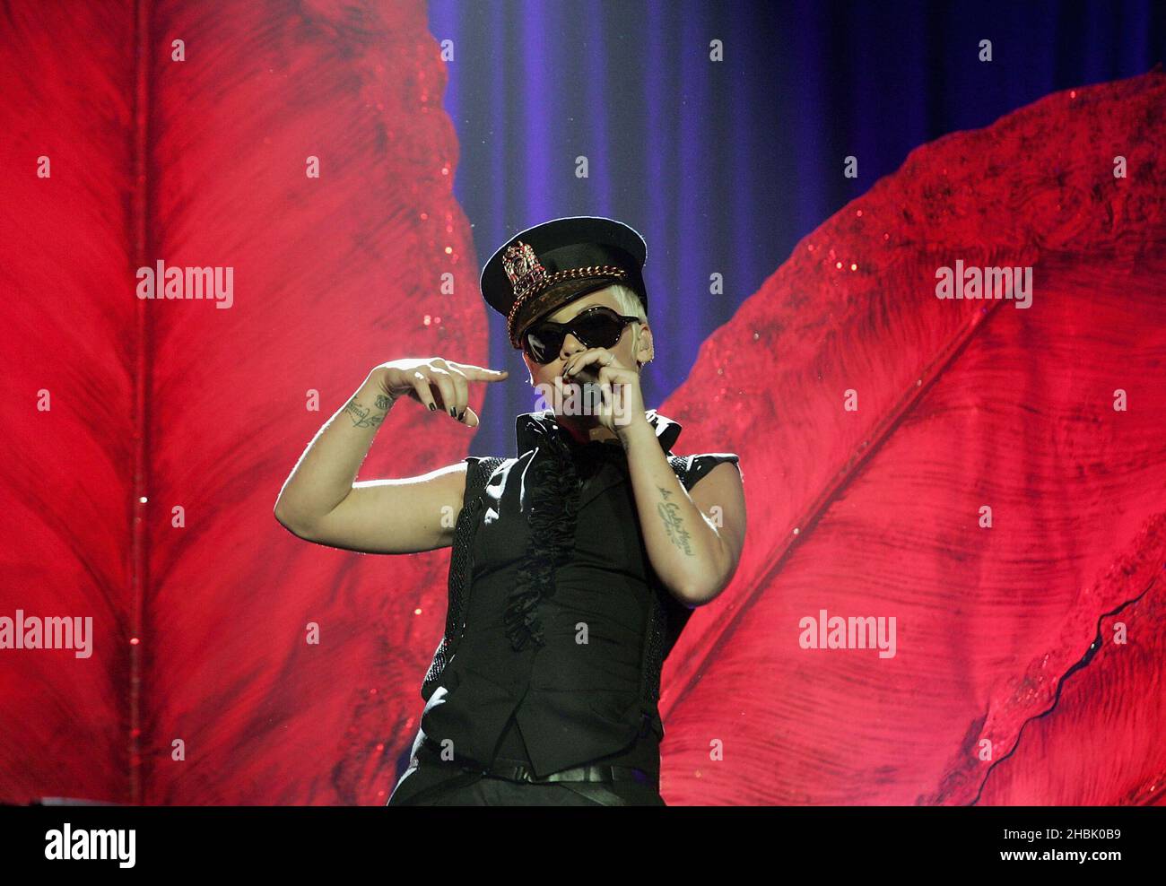 Pink live in concert wembley hi-res stock photography and images - Alamy
