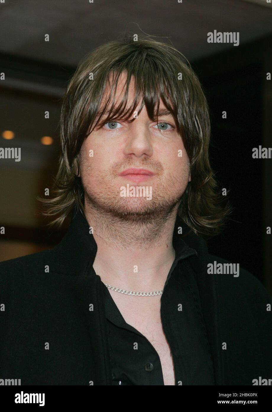 Danny McNamara of Embrace arriving at the 2006 Q Awards at the ...