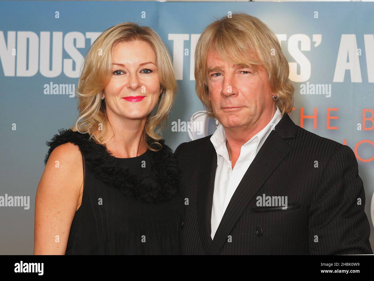 Rick Parfitt of Status Quo and Lyndsay Whitburn at the Music Industry ...