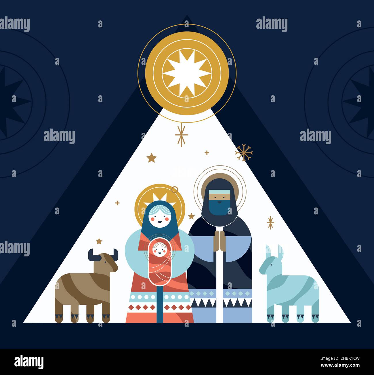 St mary and joseph Stock Vector Images - Alamy