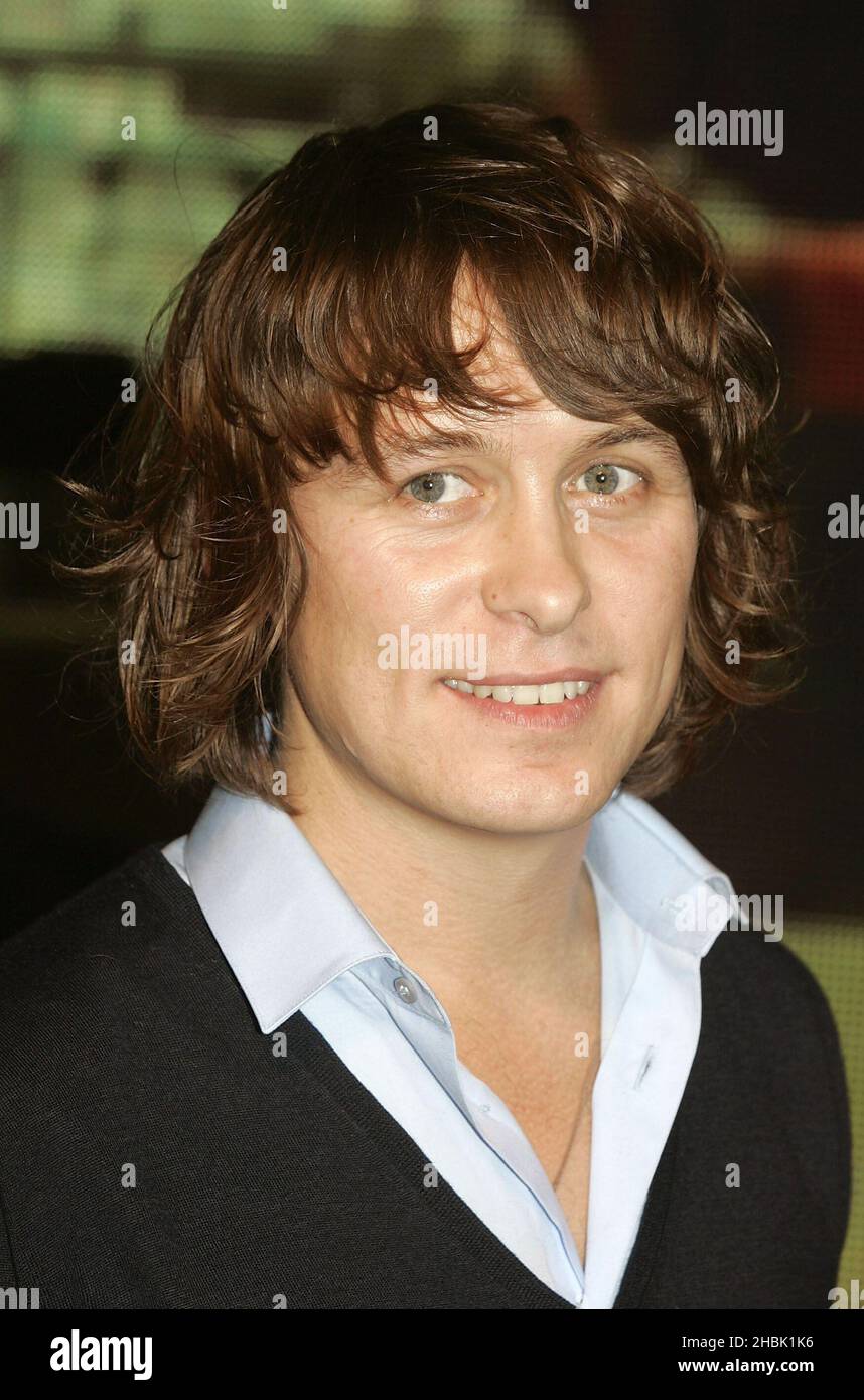 Mark Owen of Take That at a record signing in HMV on Oxford Street ...
