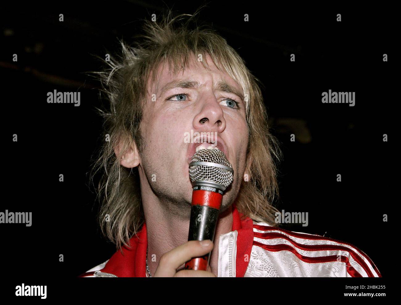 Donny Tourette, lead singer of Towers of London, and his band perform ...