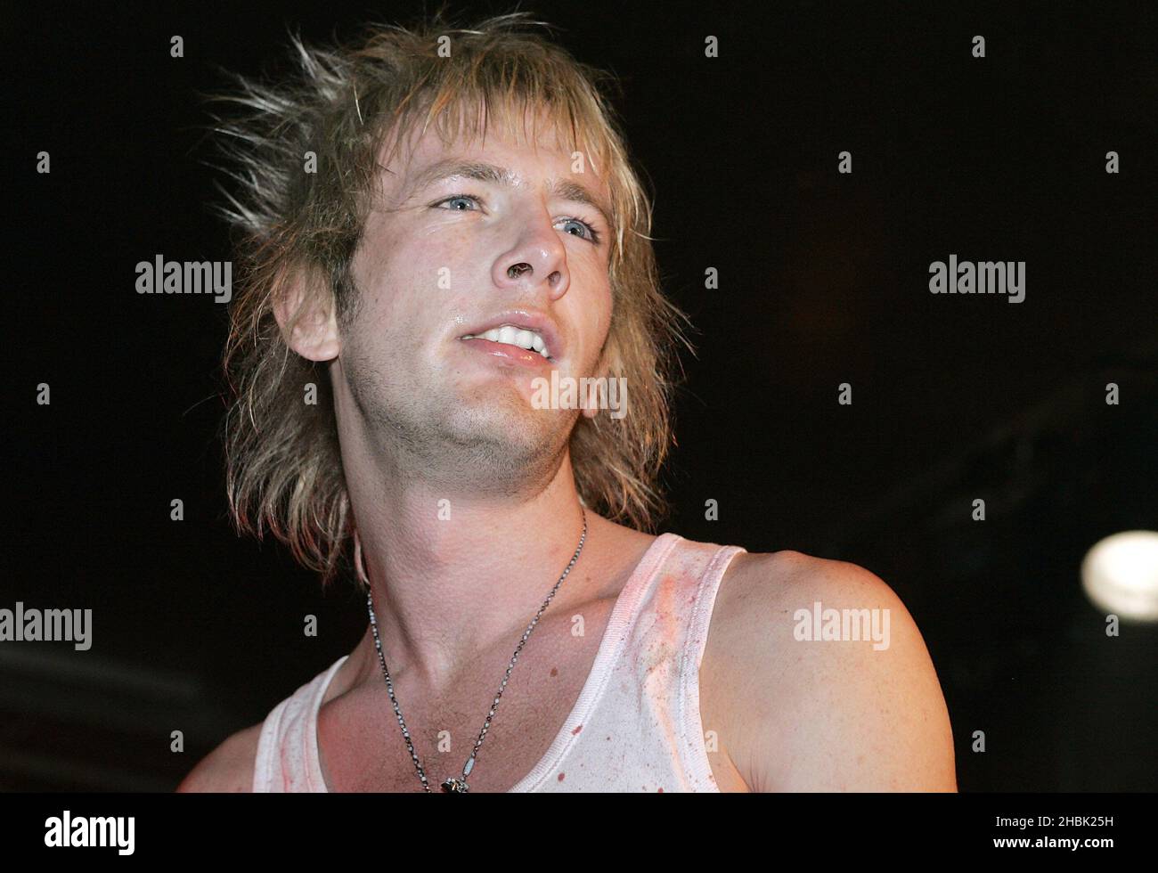 Donny Tourette, lead singer of Towers of London, and his band perform ...