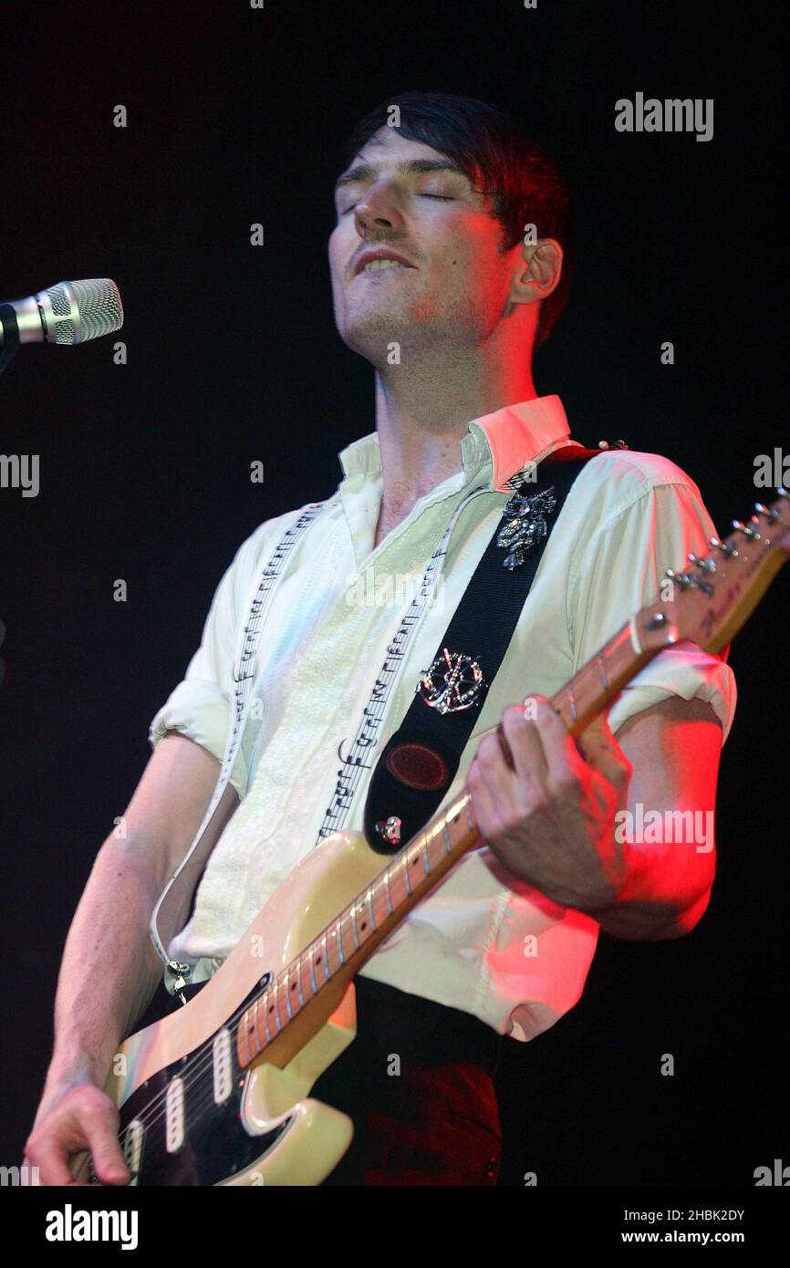 Dan Gillespie Sells of The Feeling performs live on stage at GAY ...