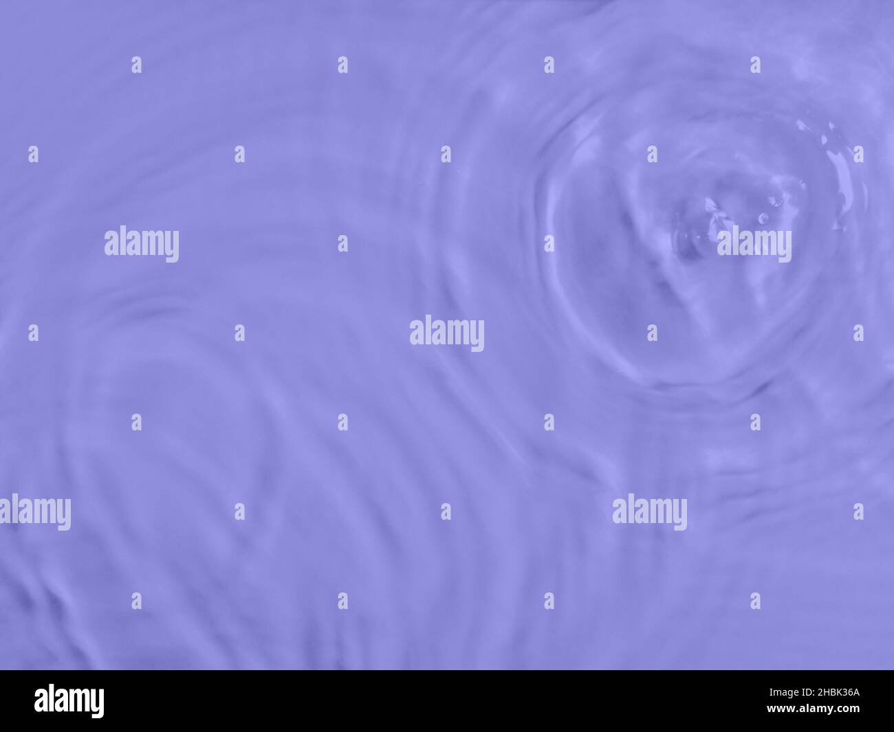 Purple water surface color background with ripples, circles and drops ...