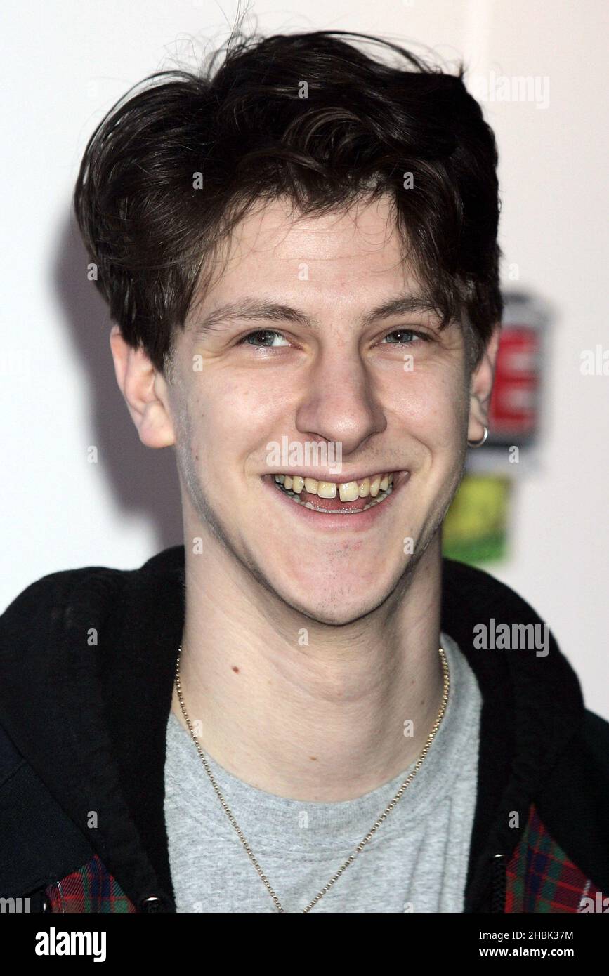 Jamie t attending the nme awards at the hammersmith palais hi-res stock ...