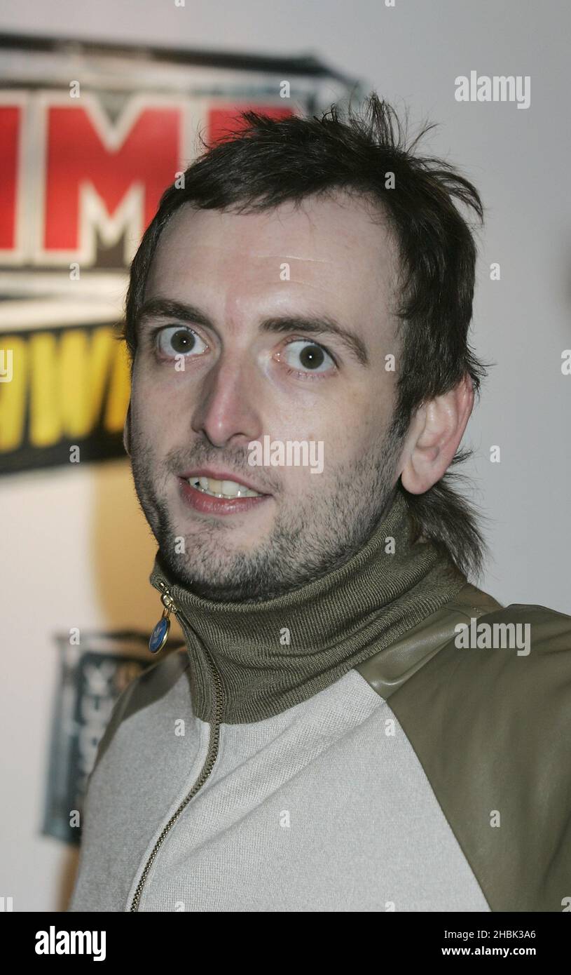 Maggott attending the nme awards at the hammersmith palais hi-res stock ...
