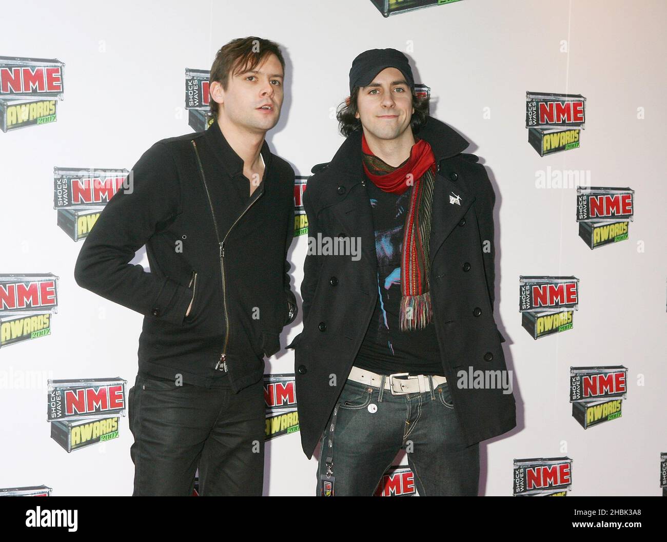 Maximo park attending the nme awards at the hammersmith palais hi-res ...