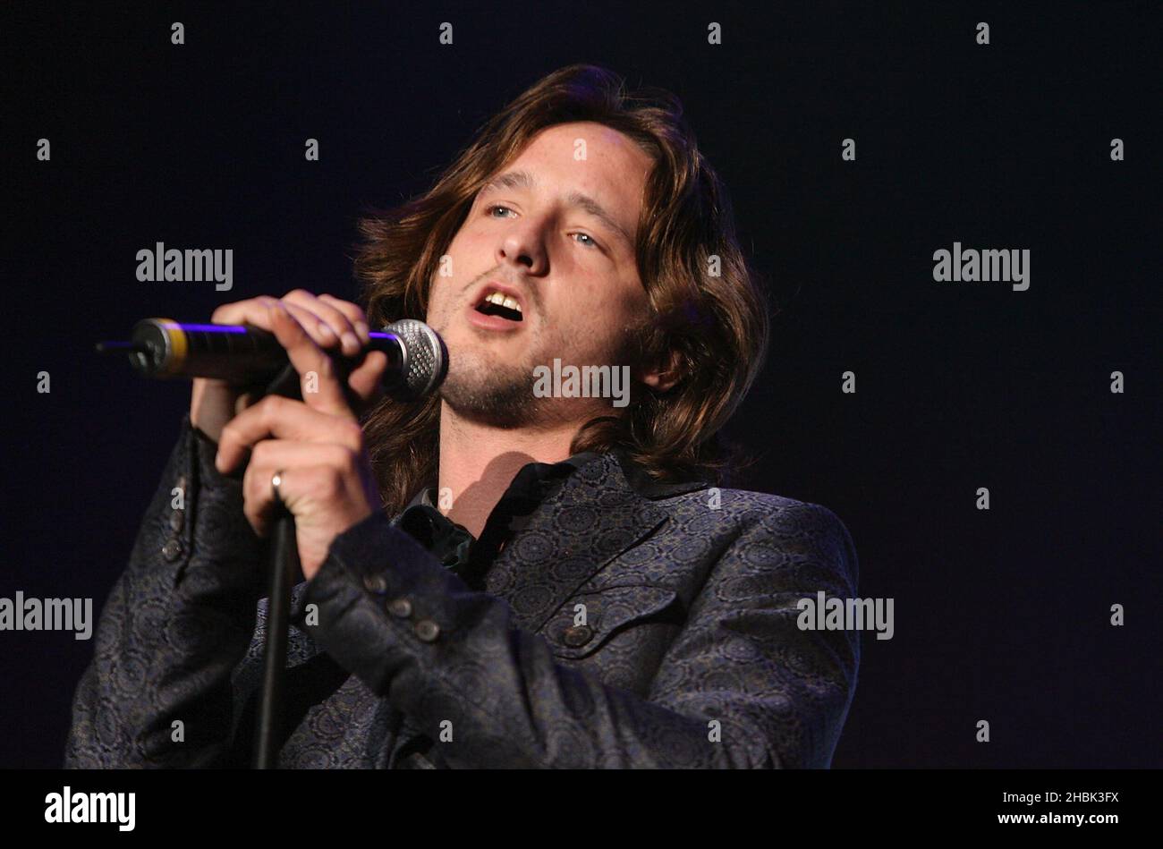 Ben Mills live in concert during the X Factor gigs at Wembley Arena on ...
