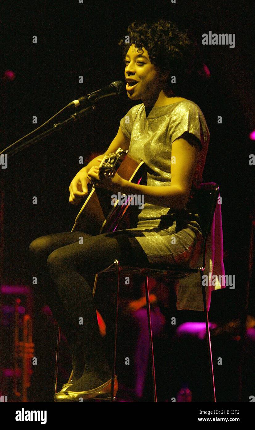 Corinne Bailey Rae performs live in concert at the Hammersmith Apollo ...