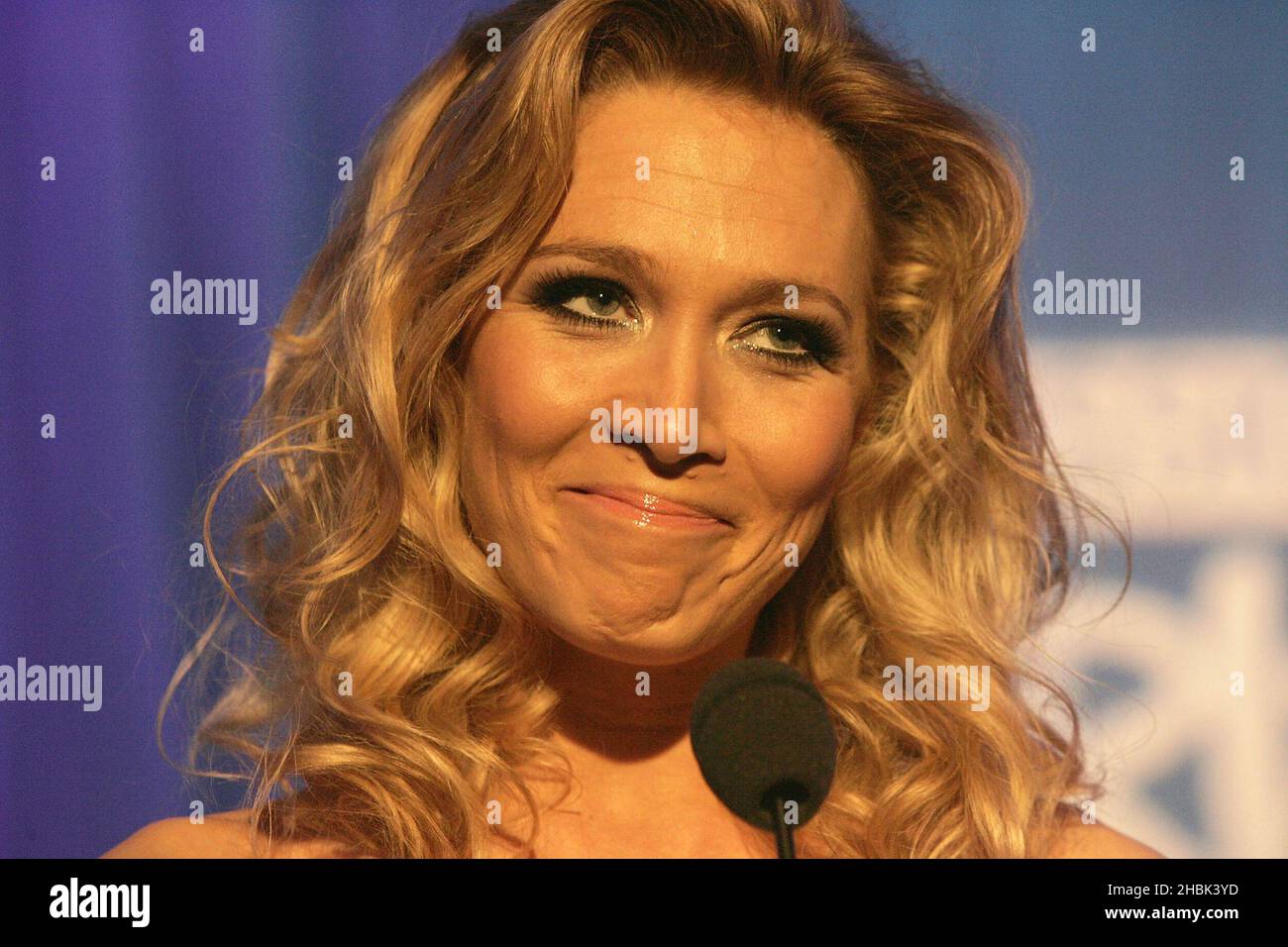 Natasha Marsh poses at the Classical Brit Awards Launch at the Royal ...