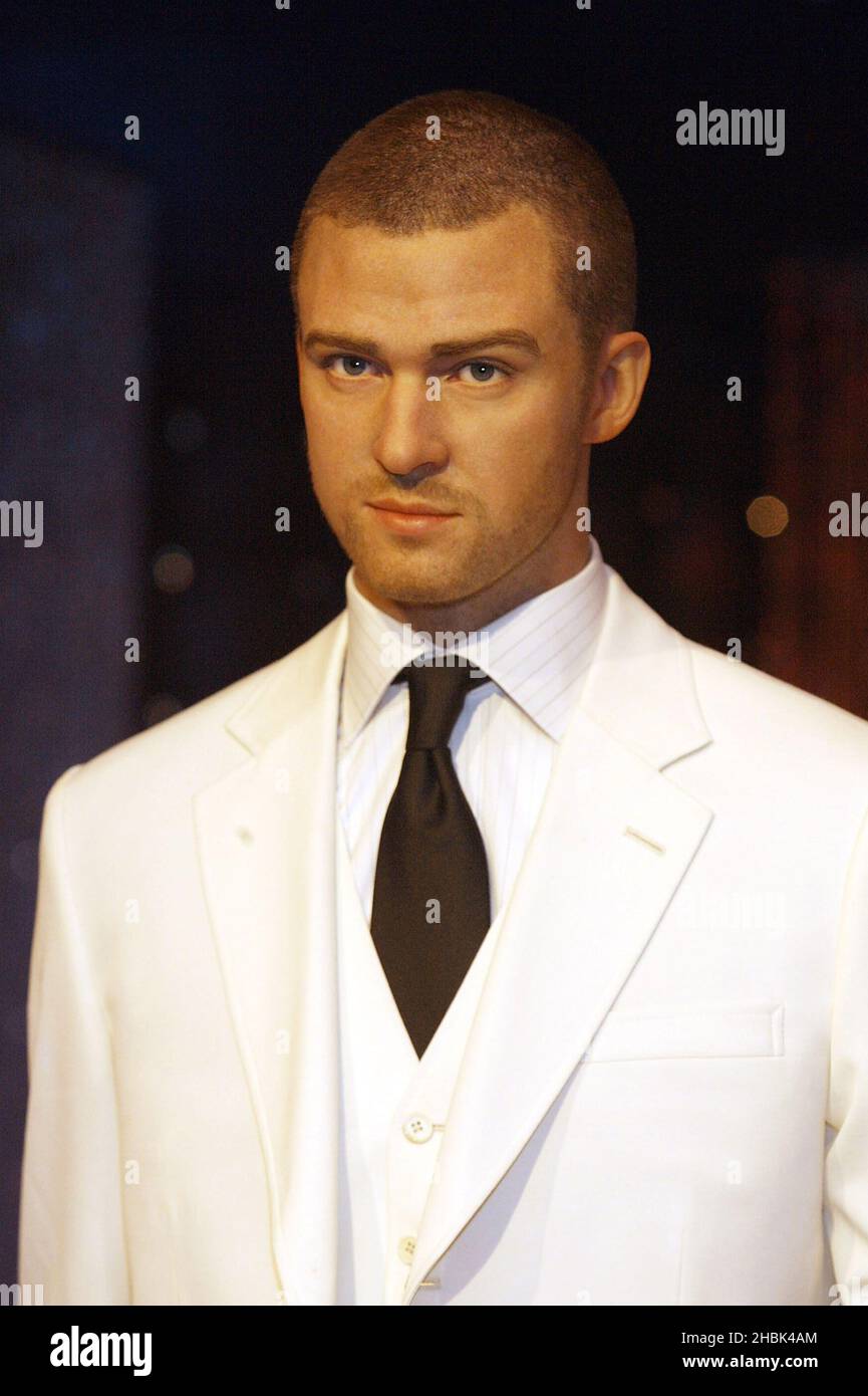 A new waxwork of Justin Timberlake is unveiled at Madame Tussauds, in ...
