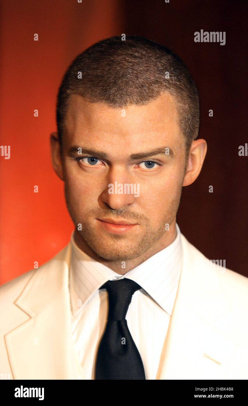 A new waxwork of Justin Timberlake is unveiled at Madame Tussauds, in ...