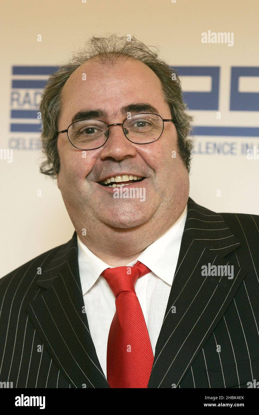 Danny Baker arriving for the Sony Radio Academy Awards 2007 at the ...