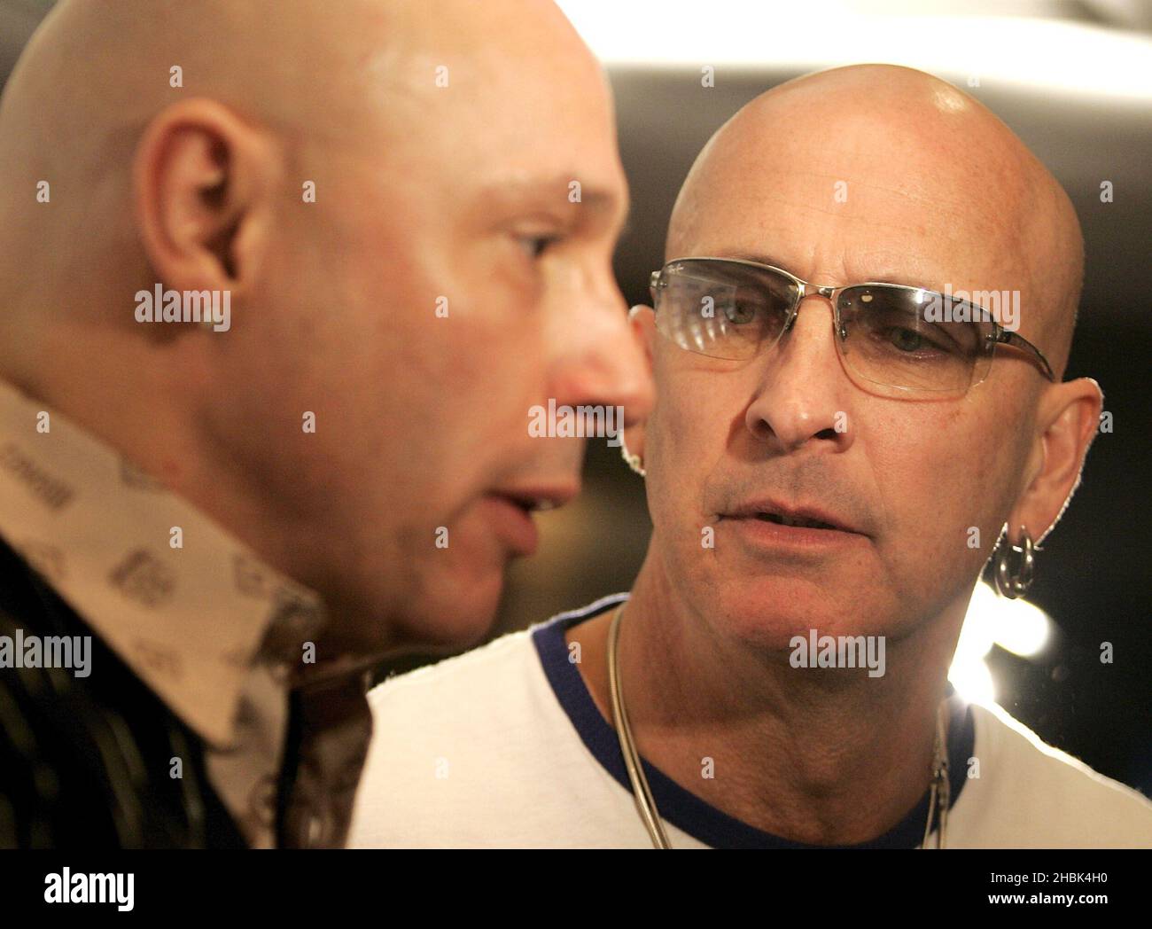 Fred Fairbrass and Richard Fairbrass of Right Said Fred arriving for ...