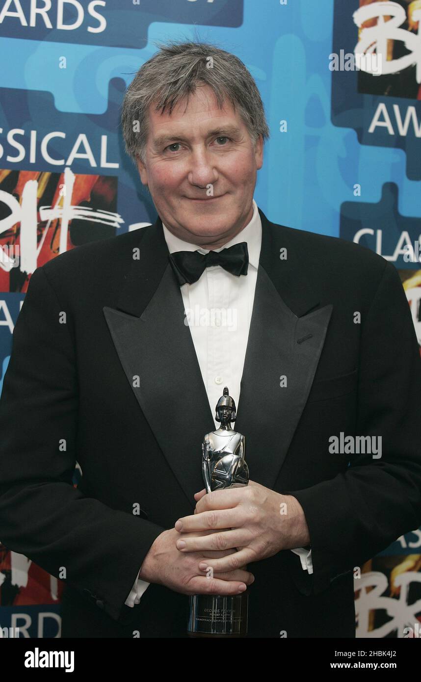 Gordon Fenton attending the 2007 Classical BRIT Awards, at the Royal ...