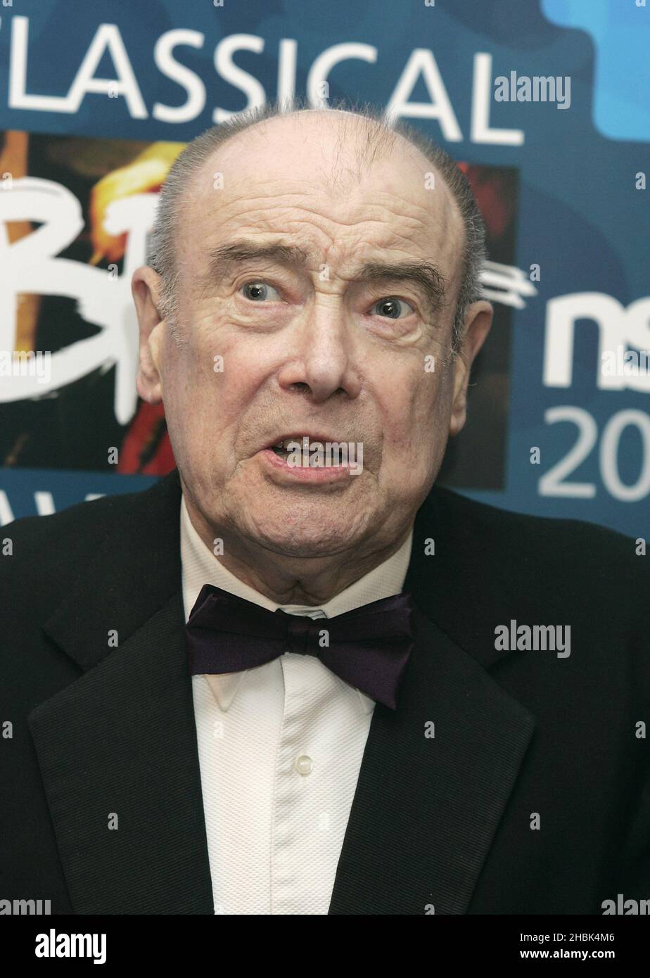 Dr Vernon Handley CBE attending the 2007 Classical BRIT Awards, at the ...