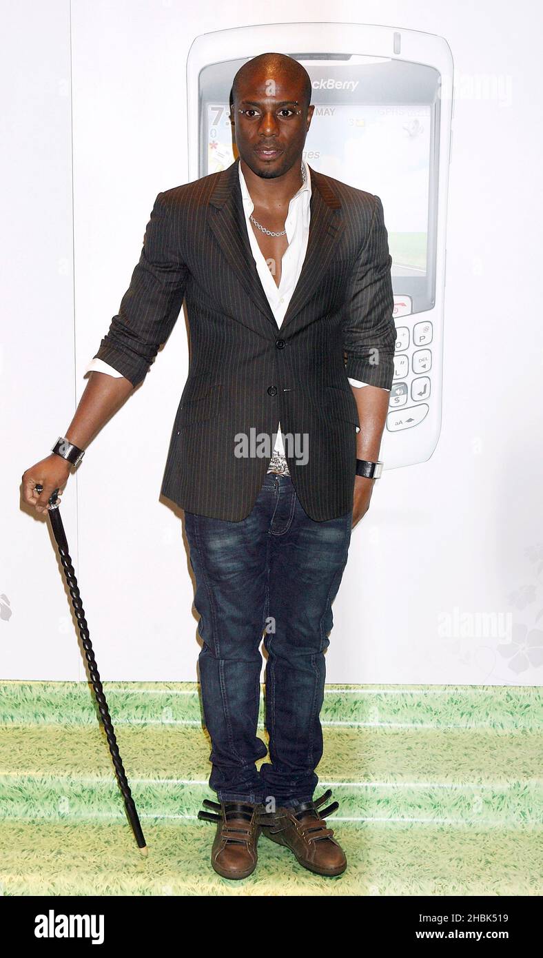 Leo 'The Lion' Ihenacho, of The Streets arrives at the Blackberry ...