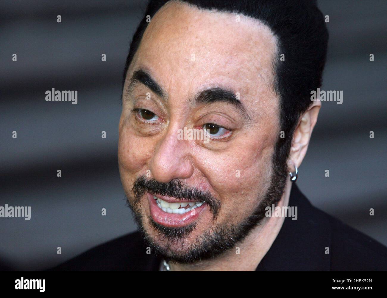 David Gest arrives for charity event The Bedrock Ball, in aid of The ...