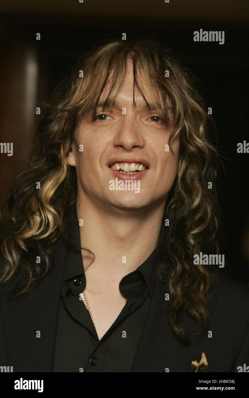 Justin hawkins attending the ivor novello awards hi-res stock ...