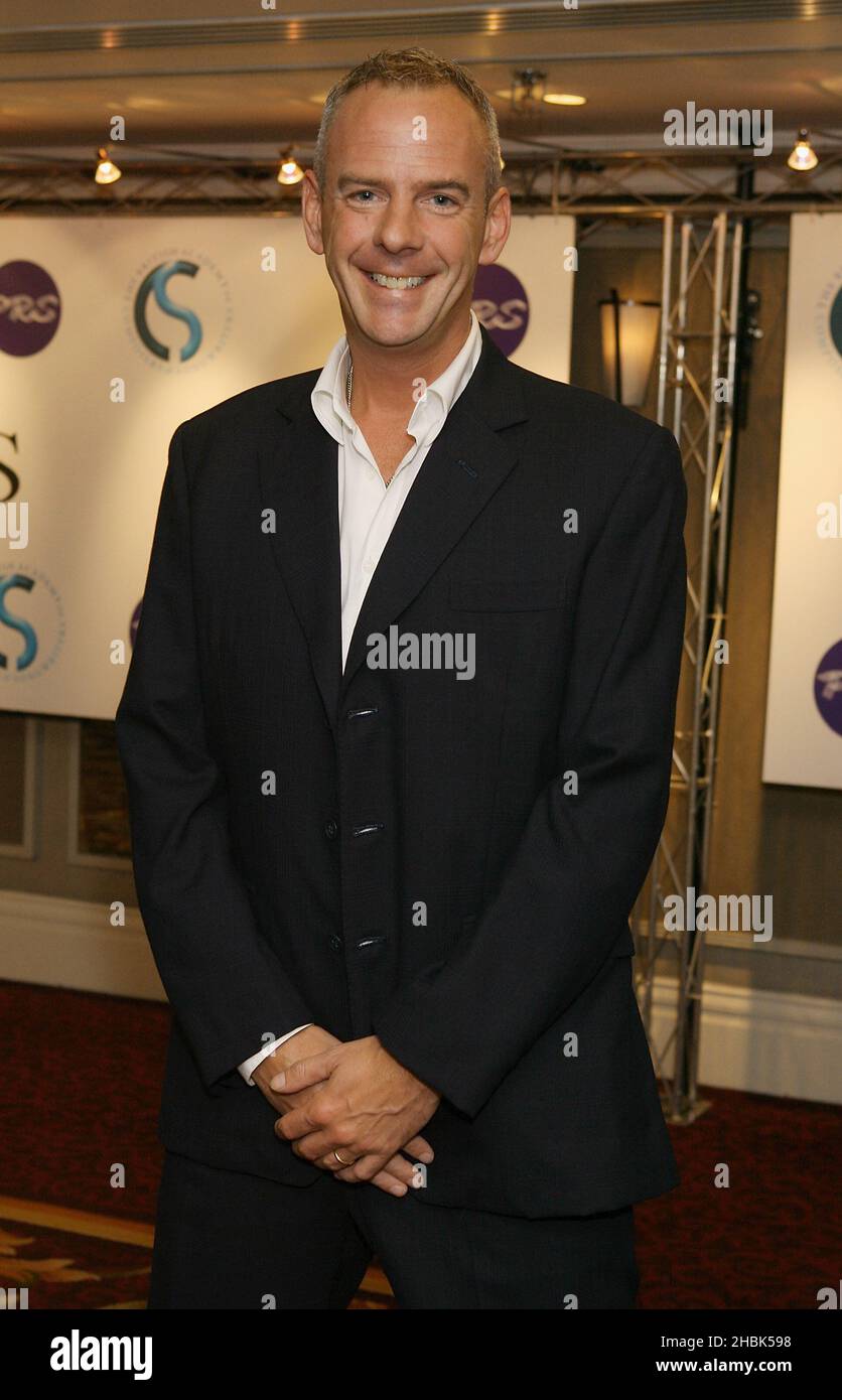 Norman cook arrives for the ivor novello awards hi-res stock ...
