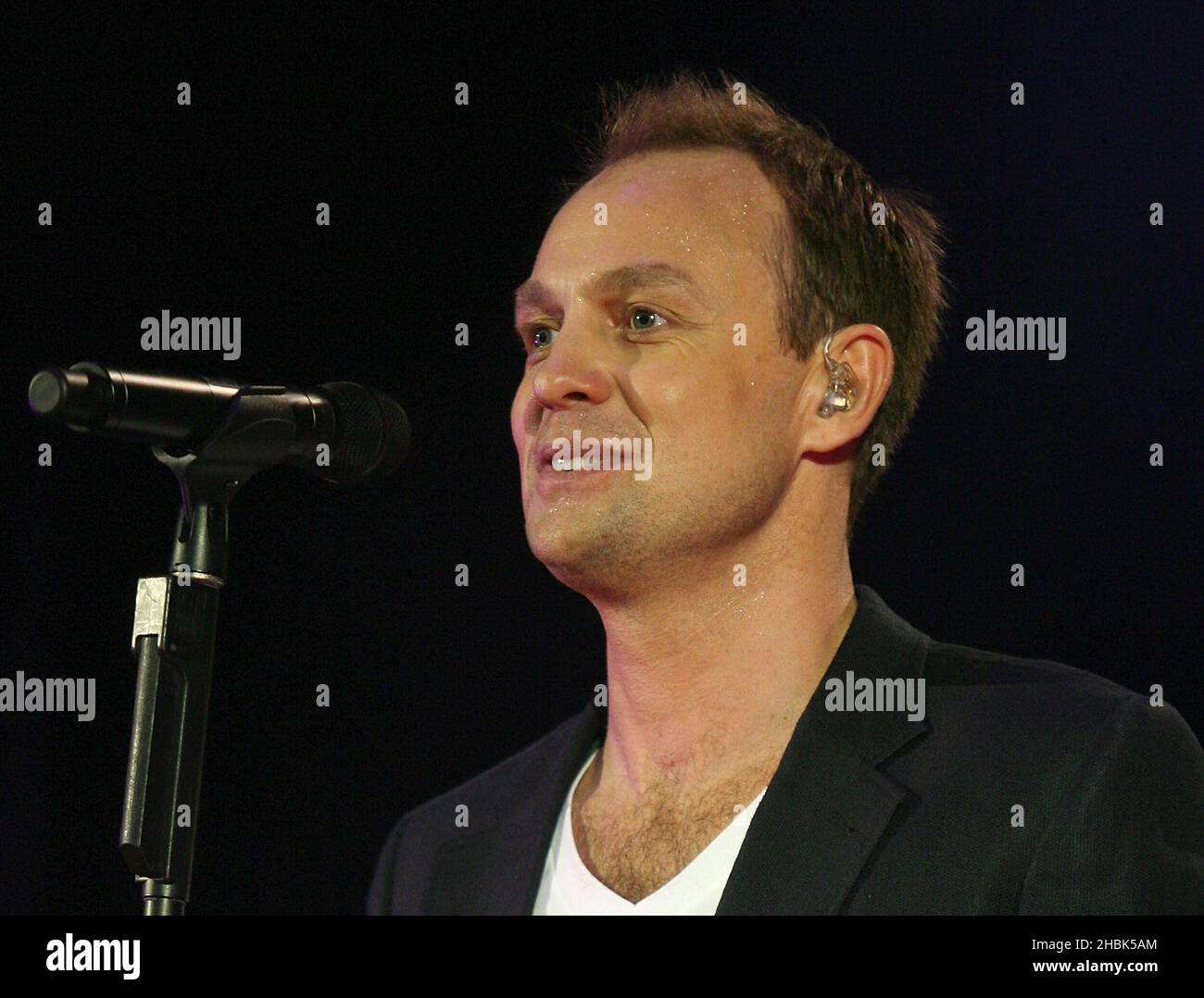 Jason Donovan live in concert at the Hammersmith Apollo in London on ...