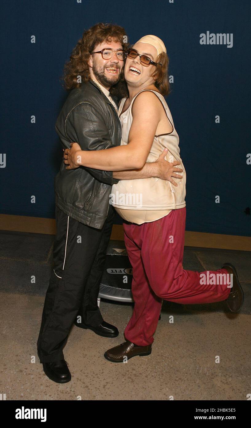 Justin lee collins alan carr as little britains lou andy hi-res stock ...