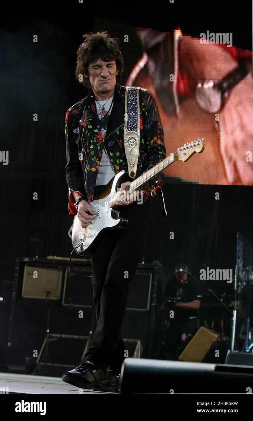 The Rolling Stones live at Isle of Wight Festival, Newport, on June 8 ...