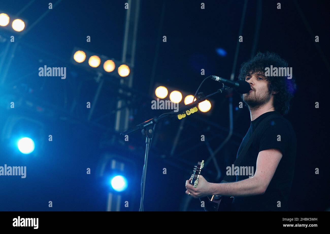 The Fratellis live at Isle of Wight Festival, Newport, on June 8,2007 ...