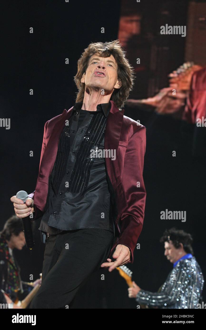 The Rolling Stones live at Isle of Wight Festival, Newport, on June 8 ...