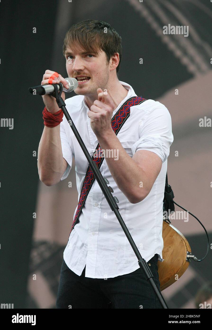The Feeling live at Isle of Wight Festival, Newport, on June 8,2007 ...