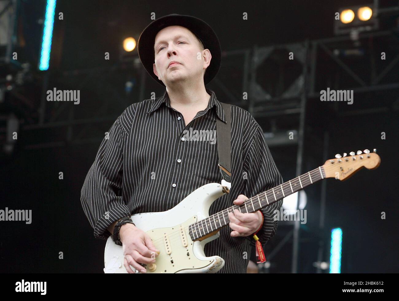 John Perry of The Only Ones performs on stage at the O2 Wireless ...