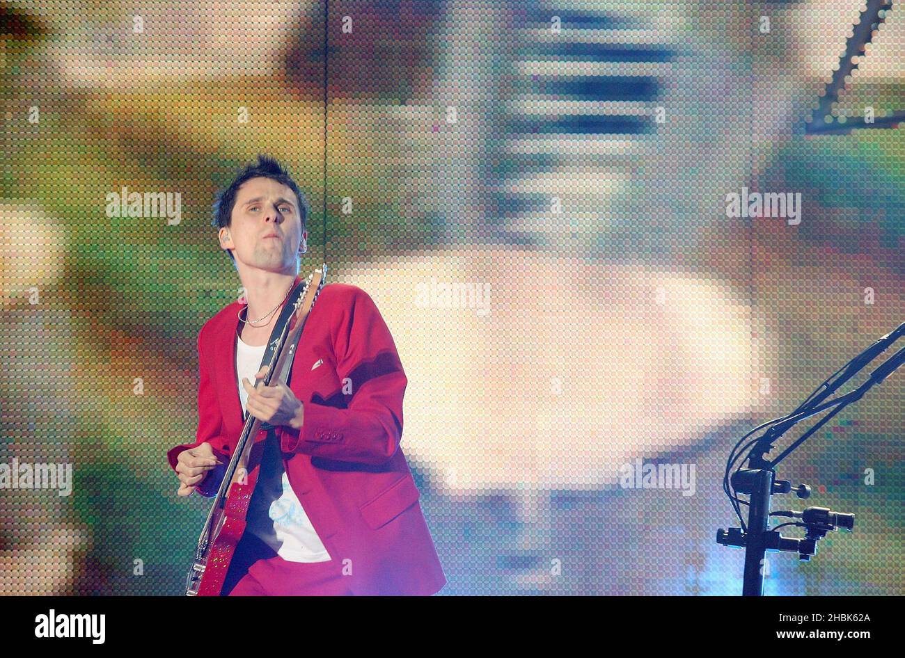 Muse live in concert at Wembley Stadium in London Stock Photo - Alamy