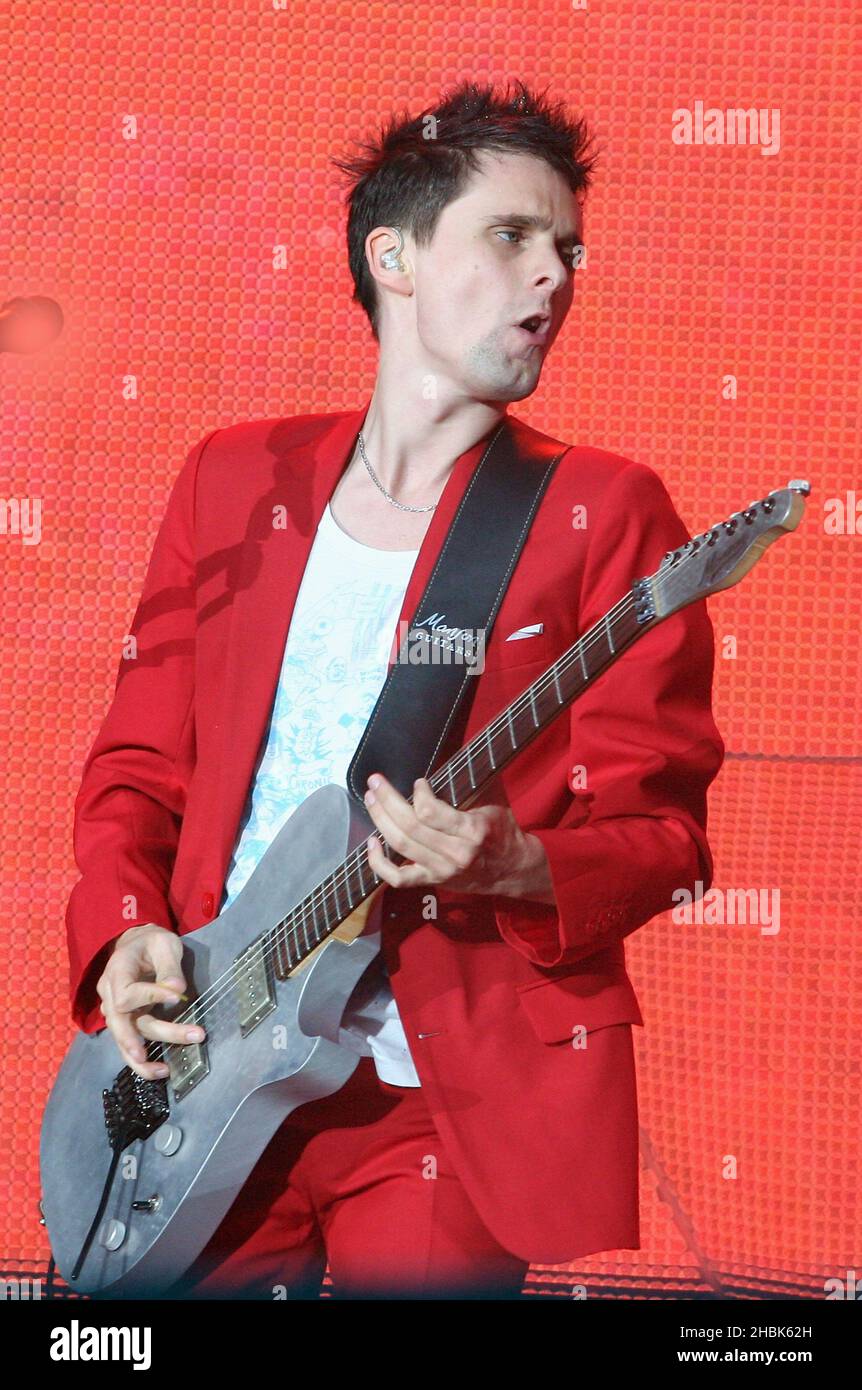 Muse live in concert at Wembley Stadium in London Stock Photo - Alamy