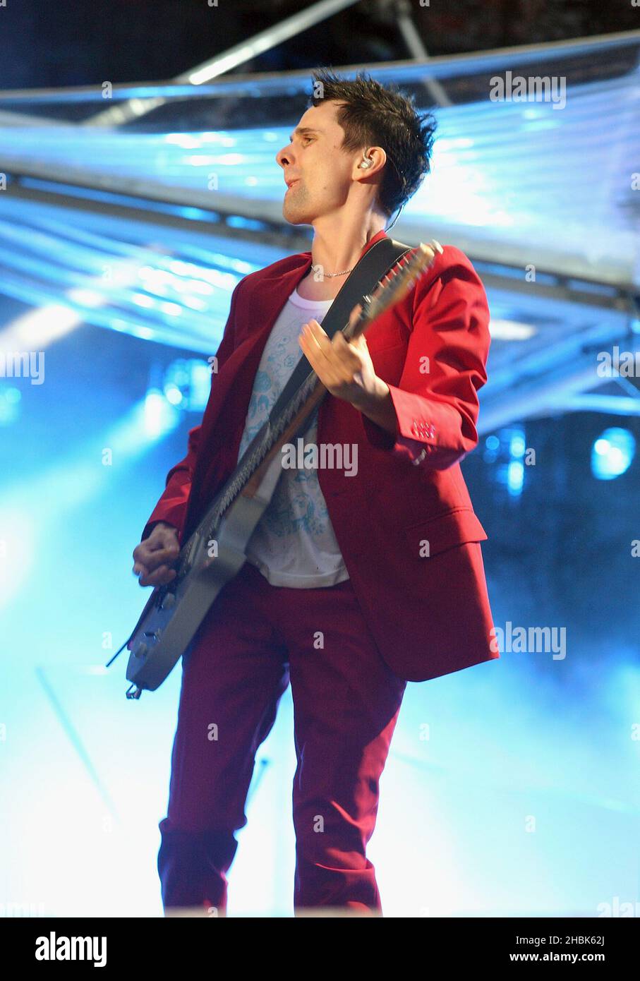 Muse live in concert at Wembley Stadium in London Stock Photo - Alamy