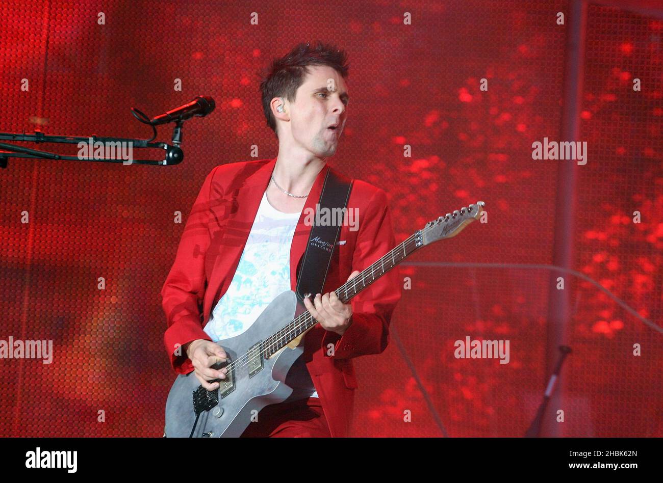 Muse live in concert at Wembley Stadium in London Stock Photo - Alamy