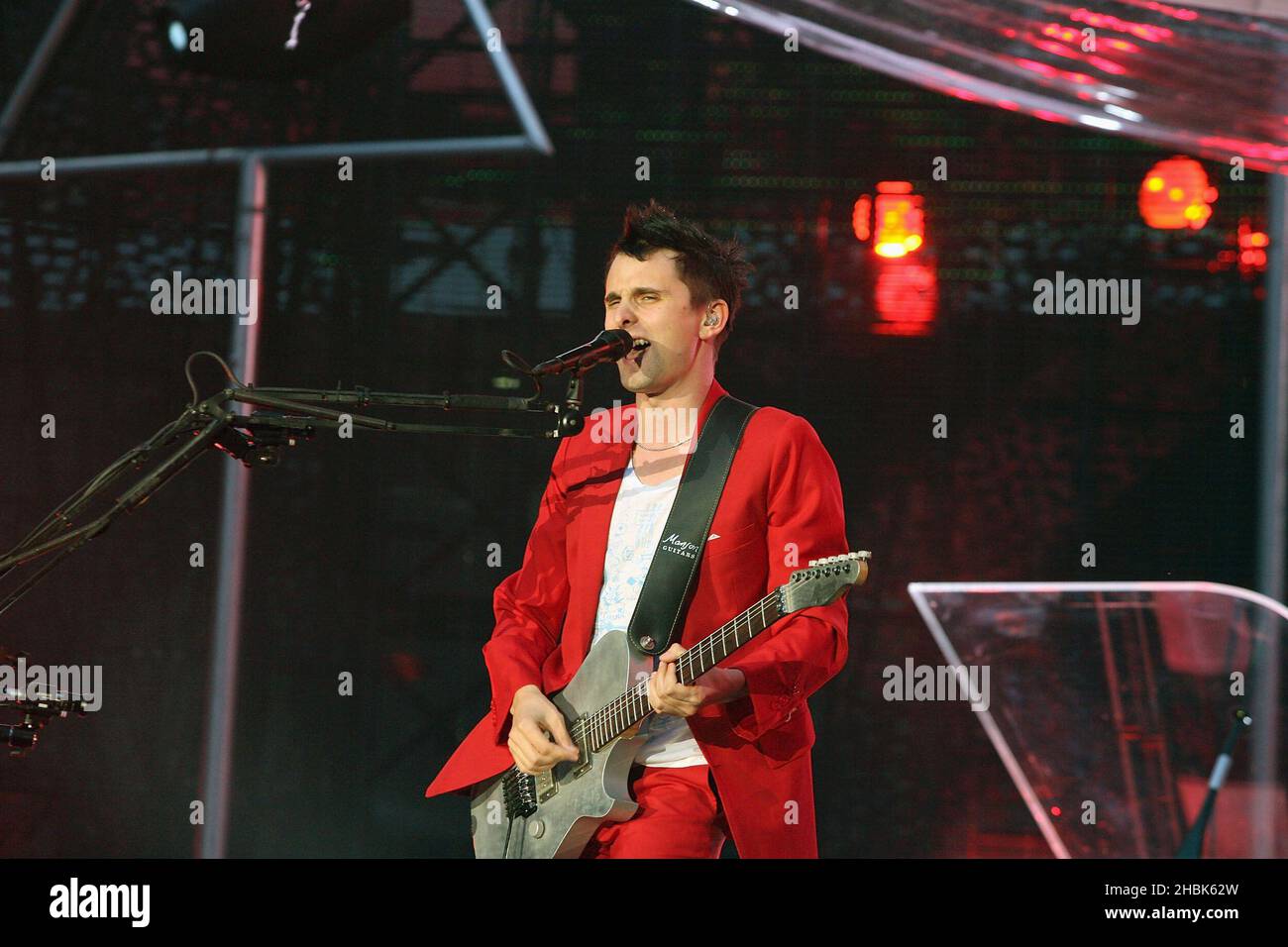 Muse live in concert at Wembley Stadium in London Stock Photo - Alamy