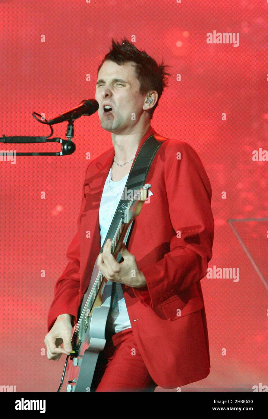 Muse live in concert at Wembley Stadium in London Stock Photo - Alamy