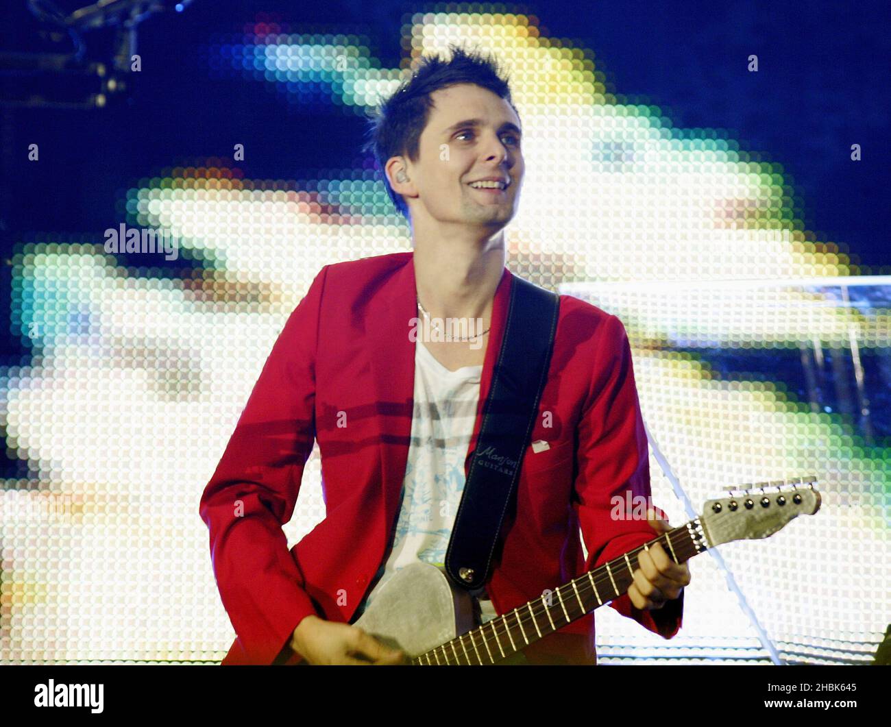 Muse live in concert at Wembley Stadium in London Stock Photo - Alamy